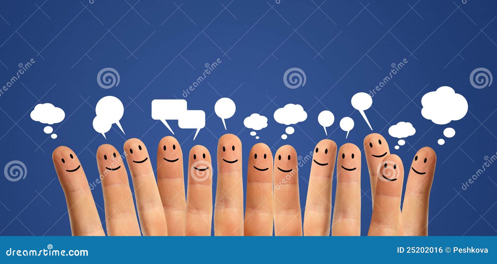 Communicate finger smileys stock photo. Image of hand - 25202016