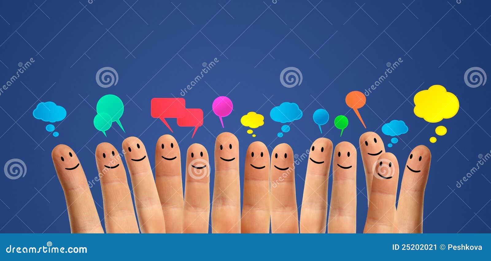 Communicate finger smileys stock image. Image of creative - 25202021