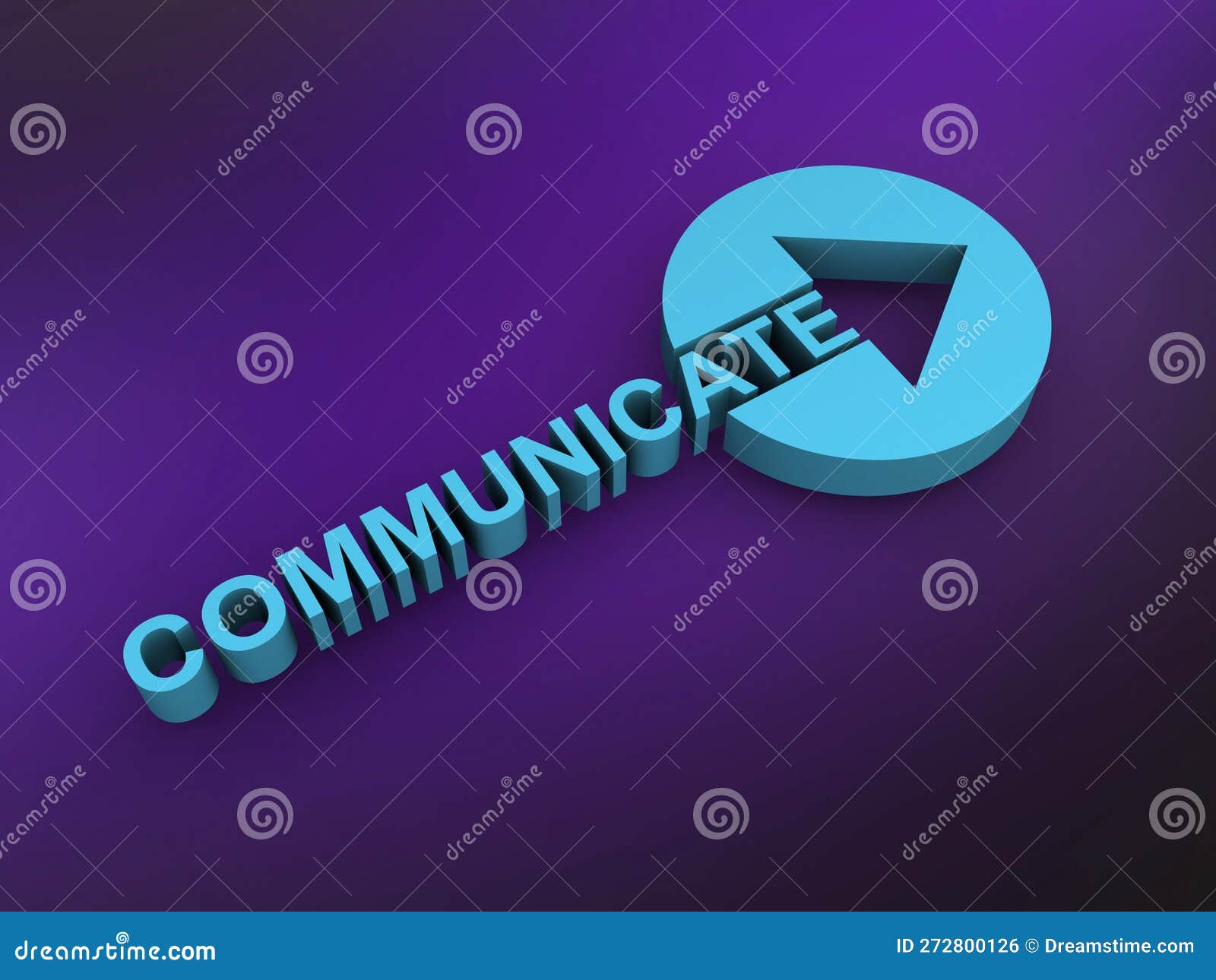 Communicate word on purple stock illustration. Illustration of logo ...