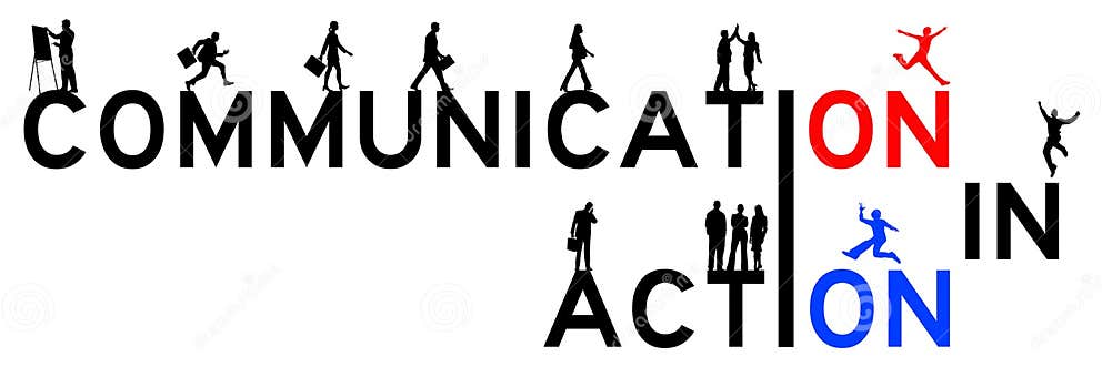 Communication action stock illustration. Illustration of communicate ...