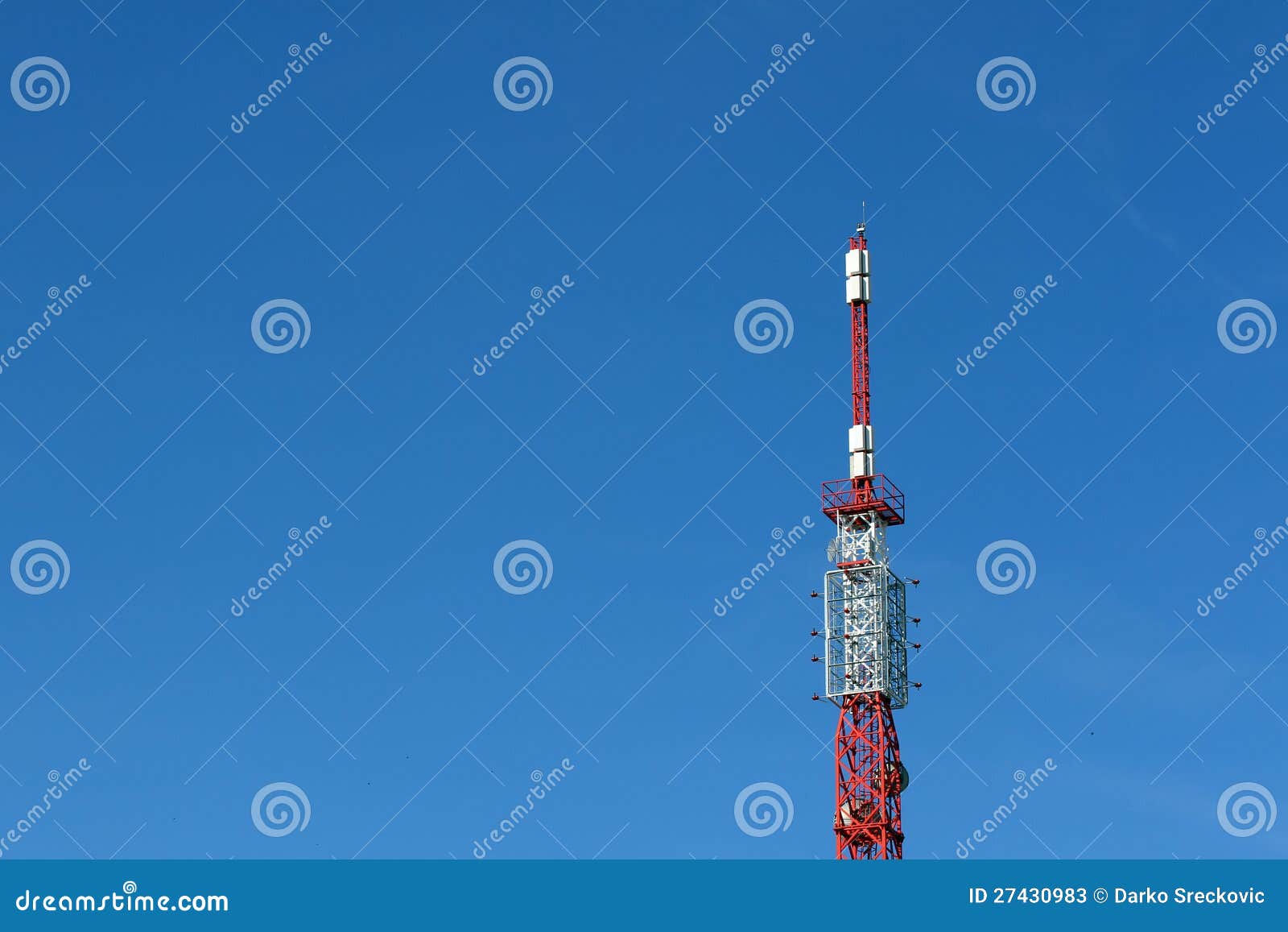 Communication antenna stock image. Image of telecom, mast - 27430983