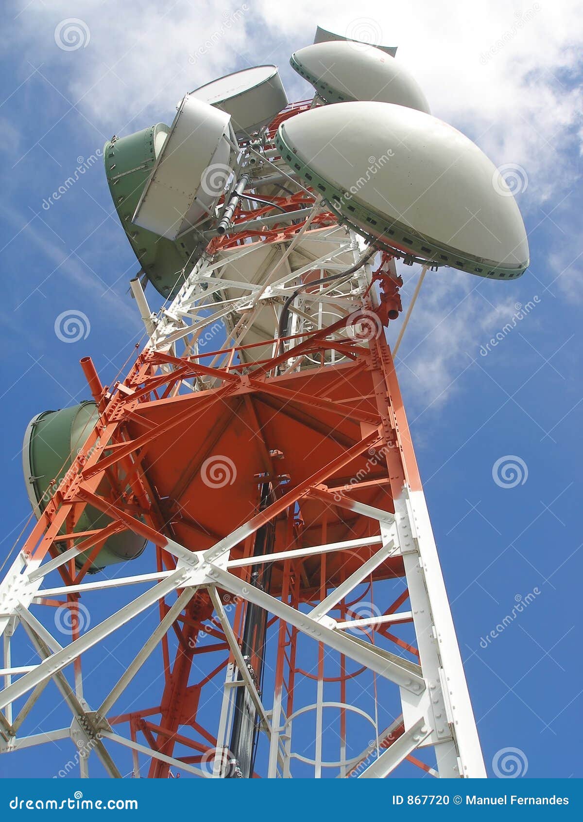 Communication Antenna stock photo. Image of blue, communicate - 867720