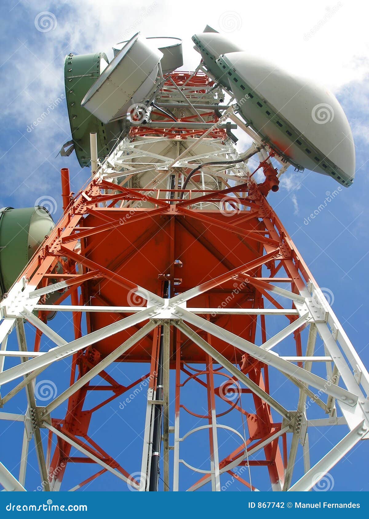 Communication Antenna stock photo. Image of electromagnetism - 867742