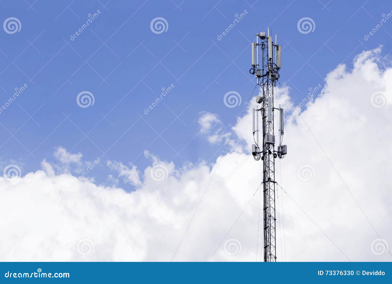 The communication antenna stock photo. Image of antenna - 73376330