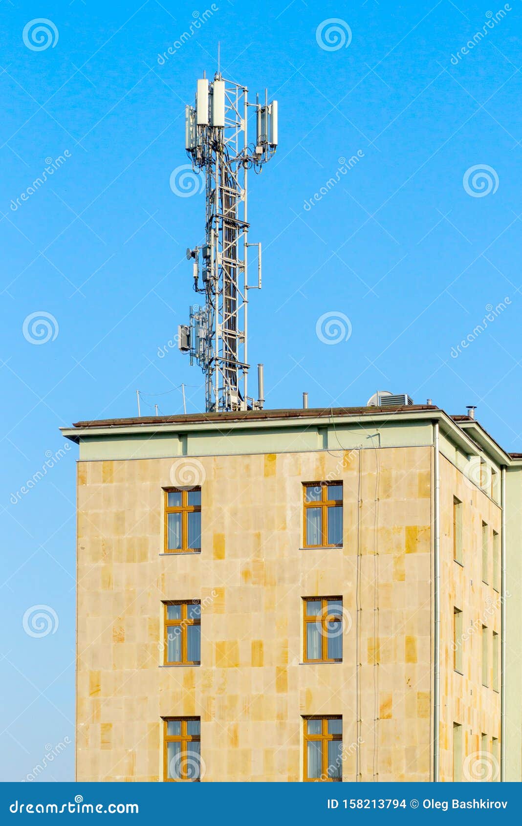 Communication Antennas on the Roof of a Multi-storey Building Stock ...