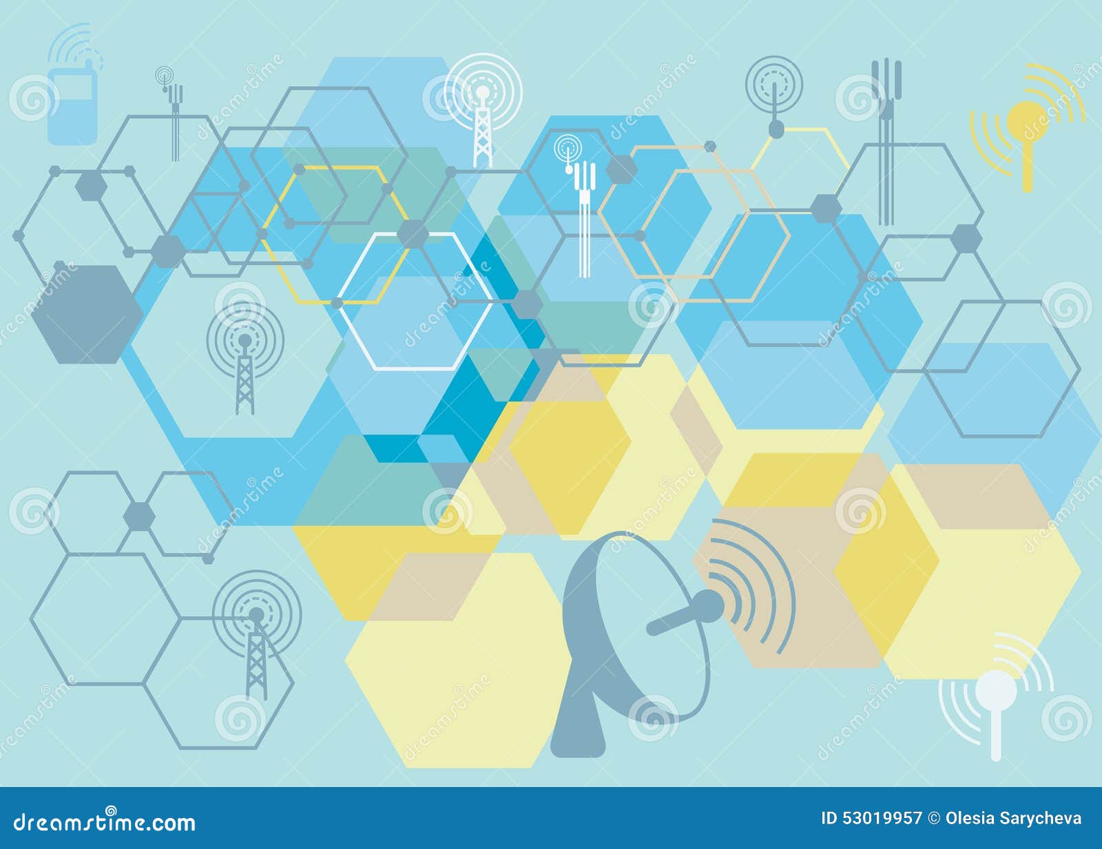 Communication background stock vector. Illustration of connect - 53019957