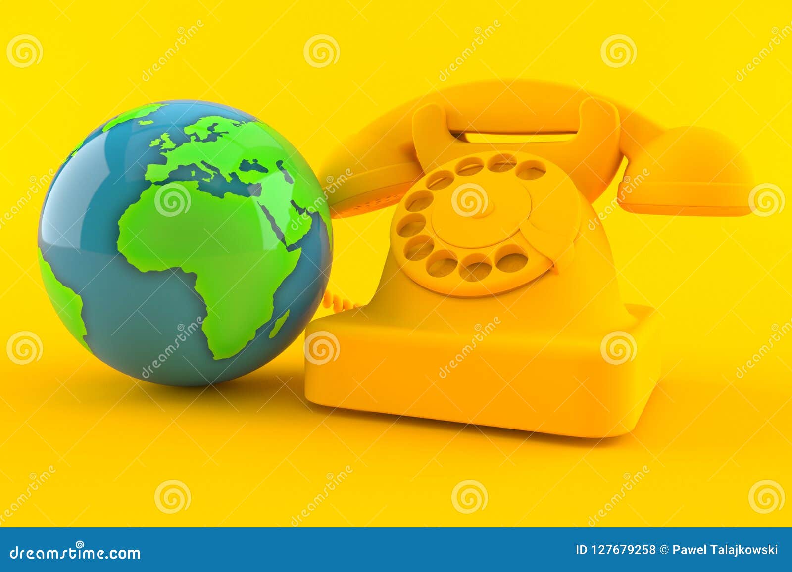 Communication Background with World Globe Stock Illustration ...