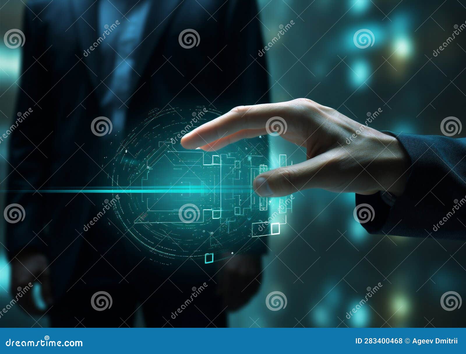 Hand Multimedia Interface Concept Tech Innovation Virtual Technology ...