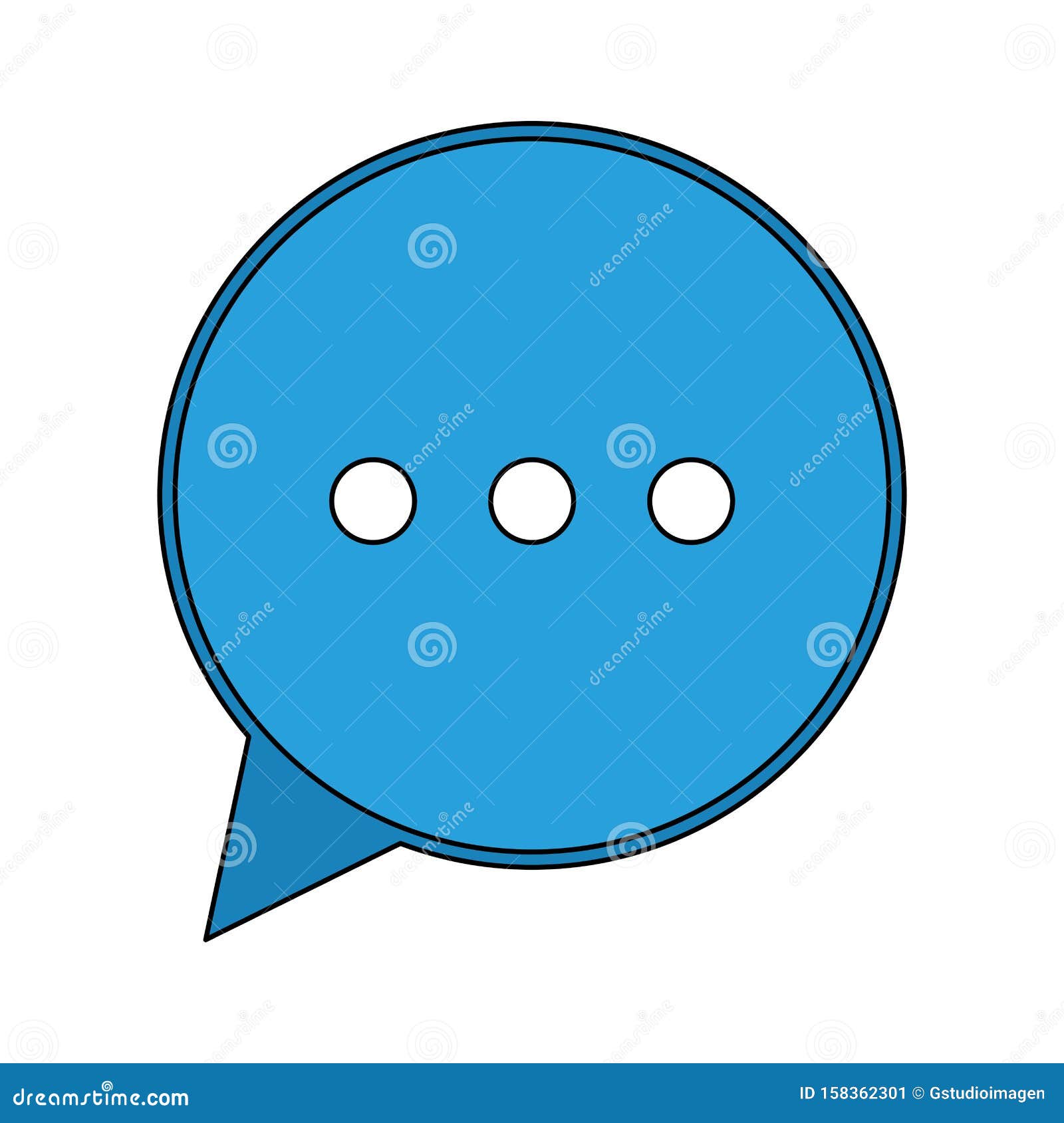 Communication Bubble Design Stock Illustration - Illustration of ...