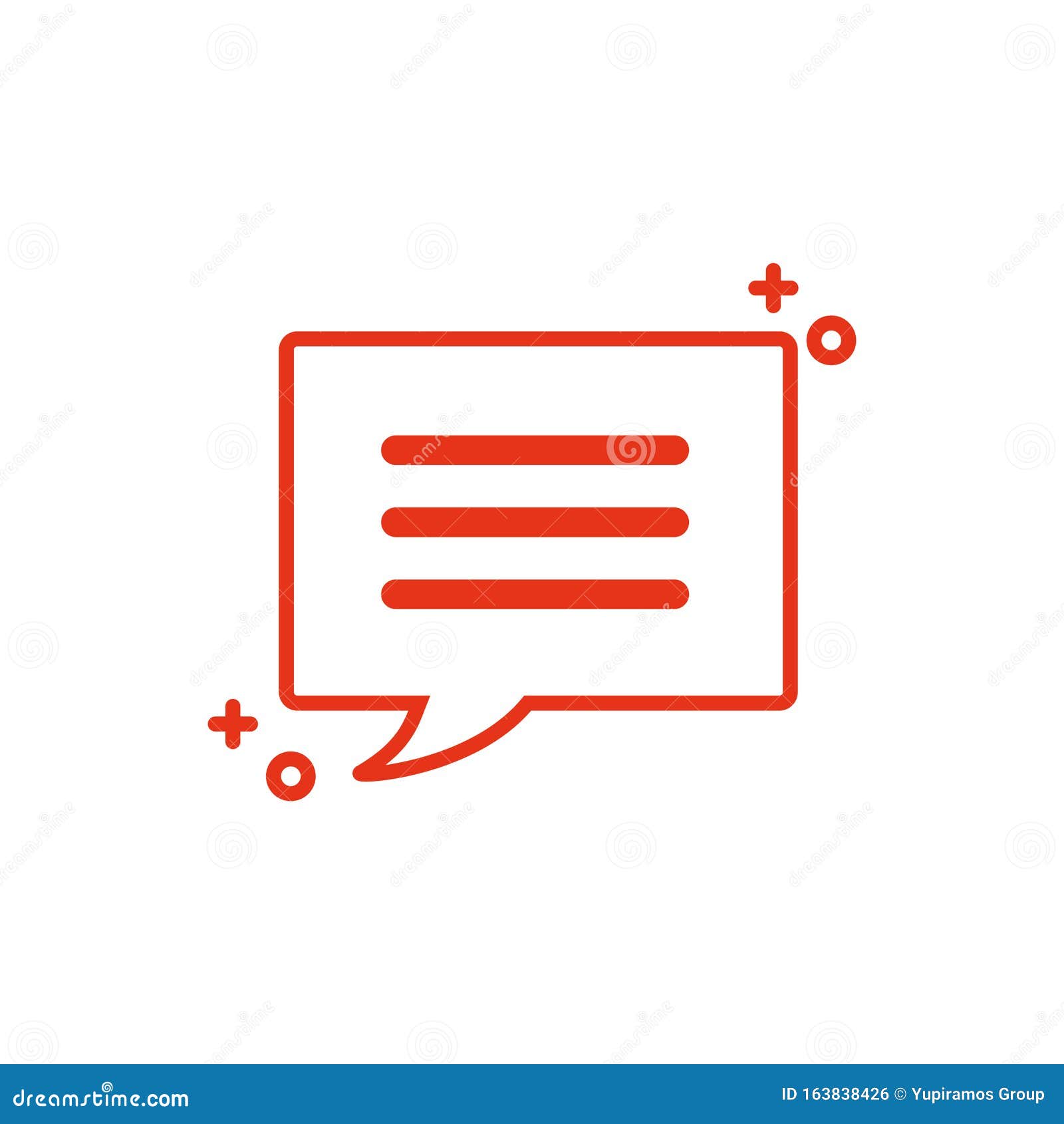 Communication Bubble Icon Line Design Stock Vector - Illustration of ...