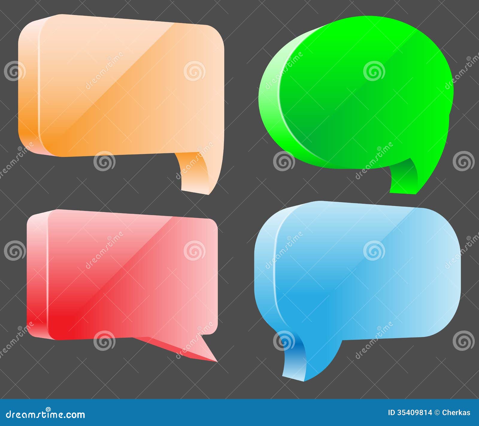 Communication Bubbles stock vector. Illustration of icon - 35409814