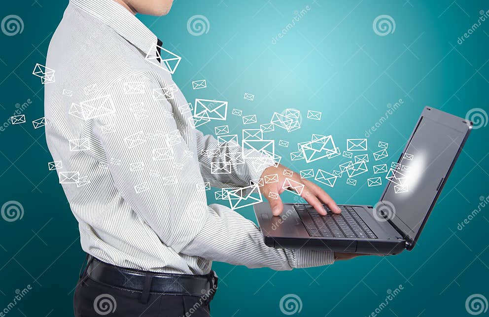 Communication of business. stock photo. Image of send - 24213006