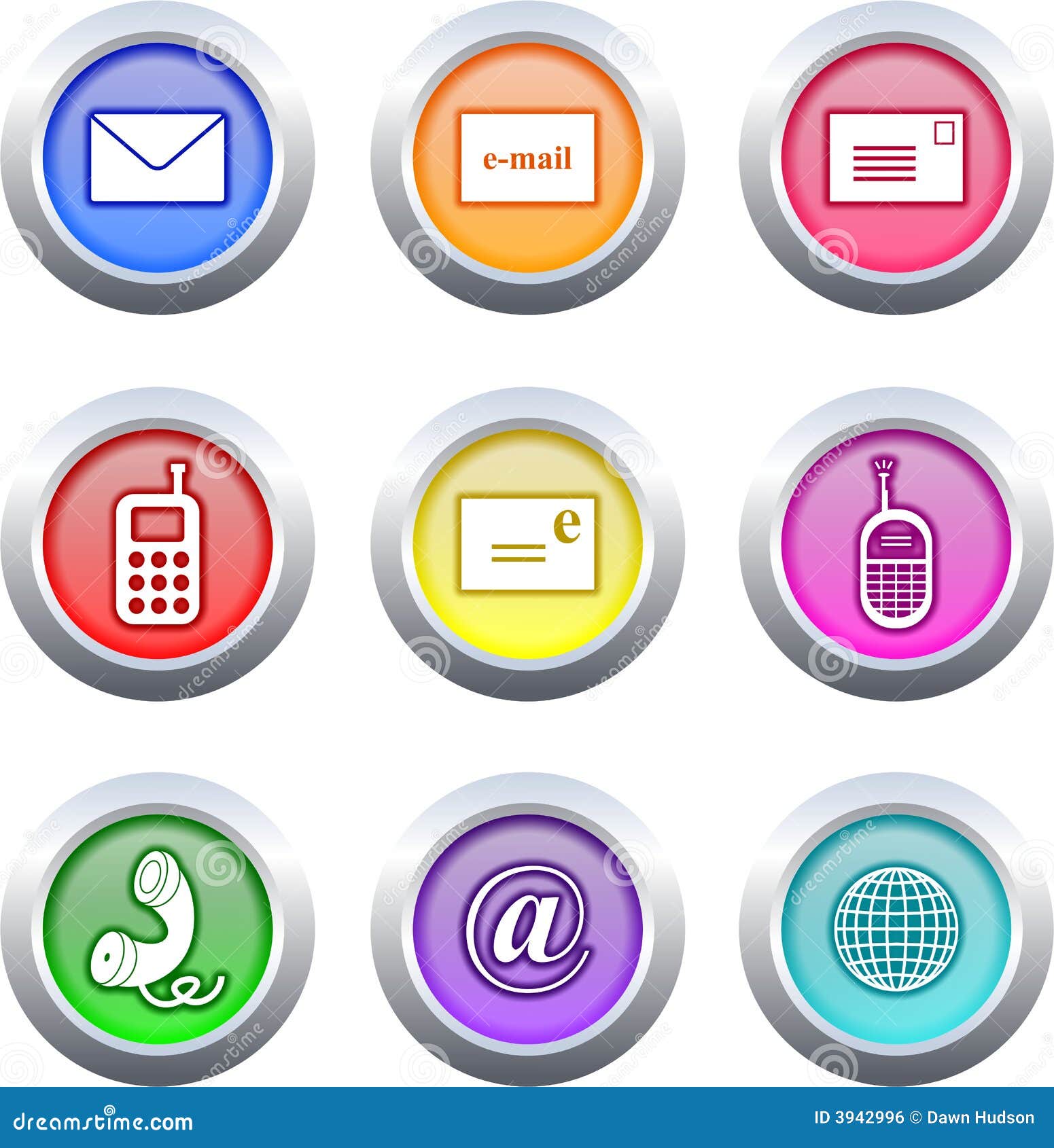 Communication buttons stock illustration. Illustration of internet ...