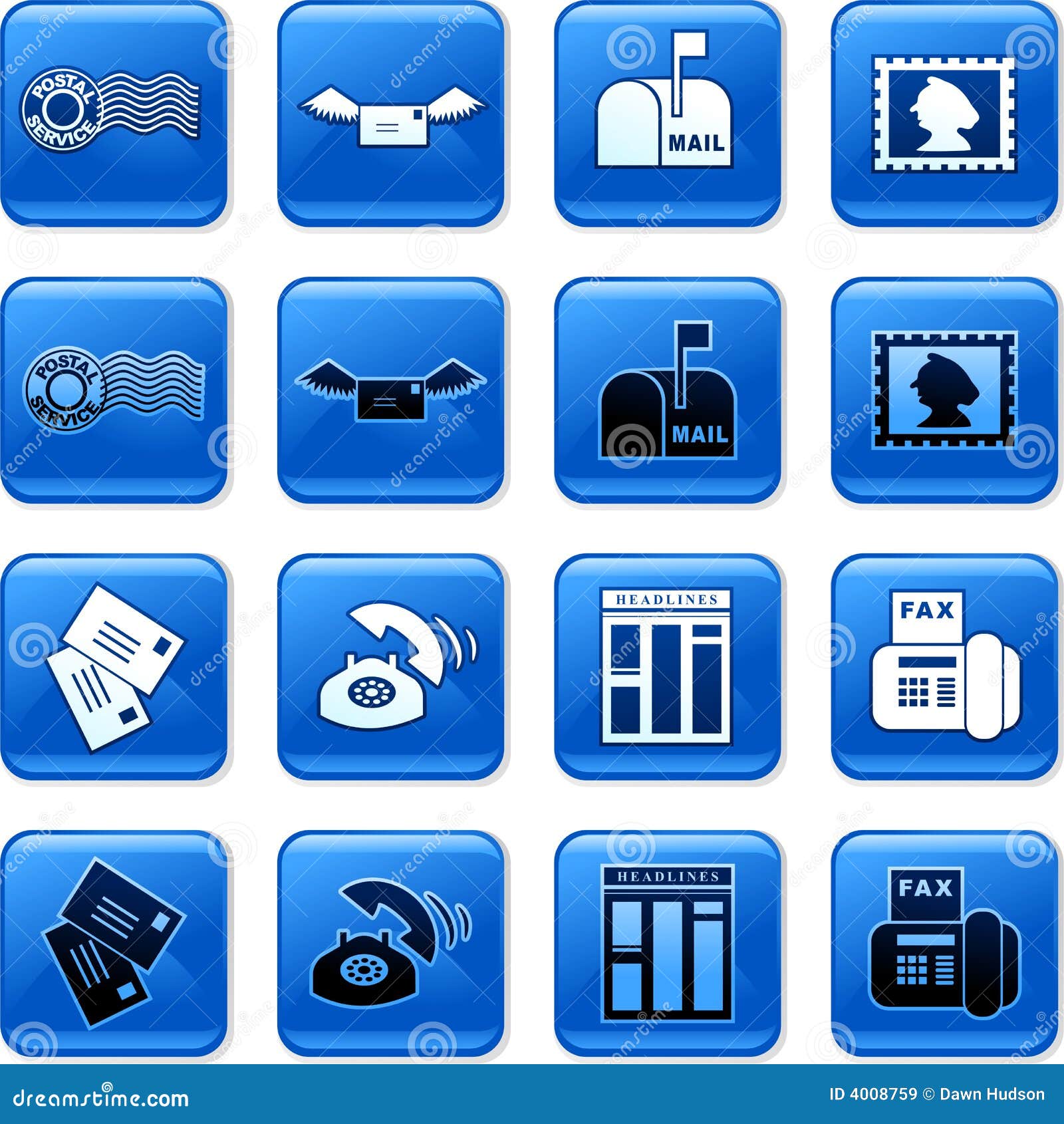 Communication buttons stock illustration. Illustration of navigation ...