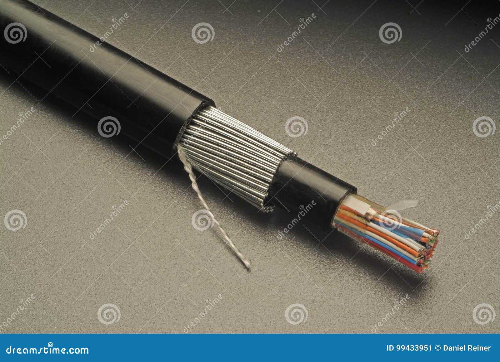 Communication cable stock image. Image of open, industry - 99433951