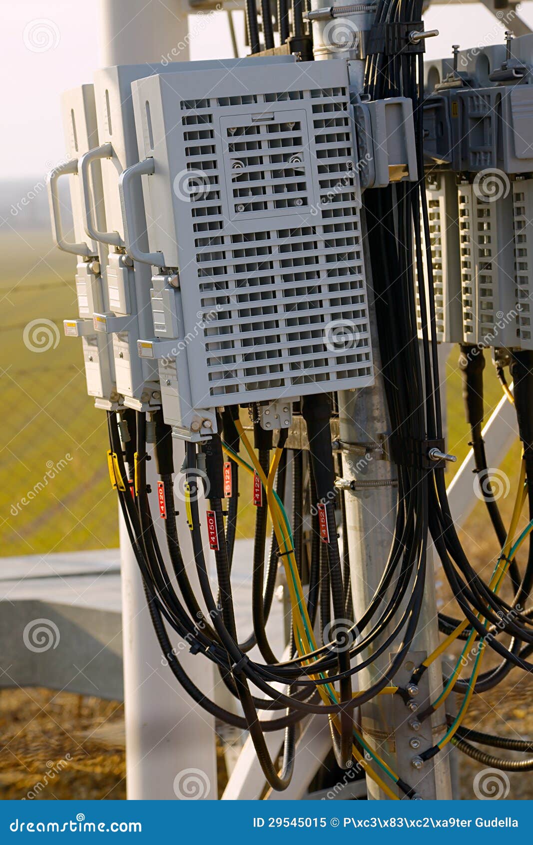 Communication cables stock image. Image of equipment - 29545015