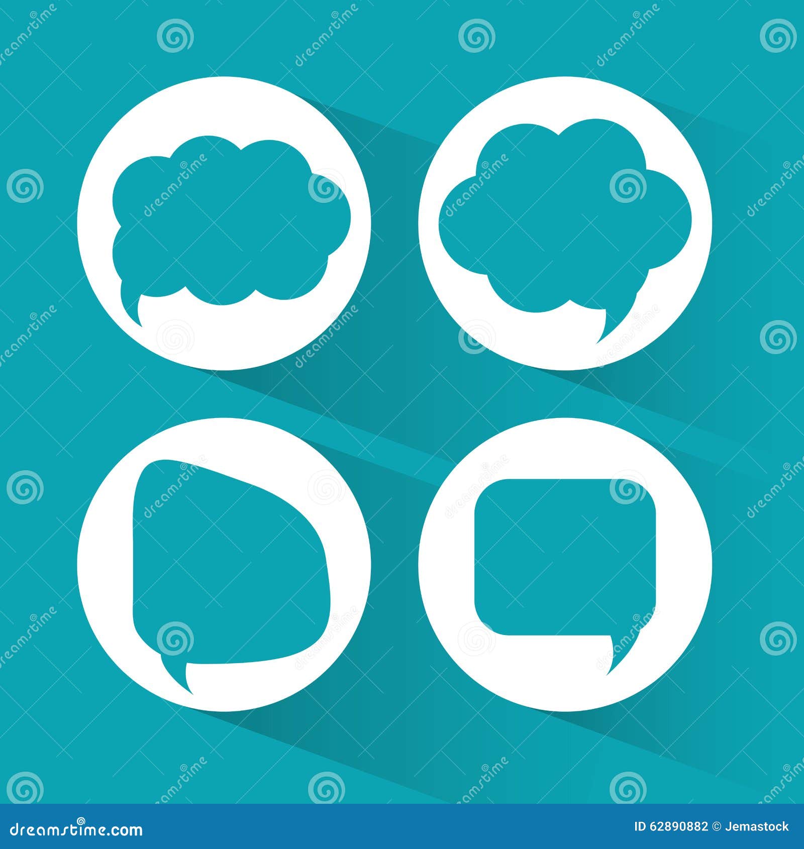 Communication and Chat Design Stock Vector - Illustration of creative ...