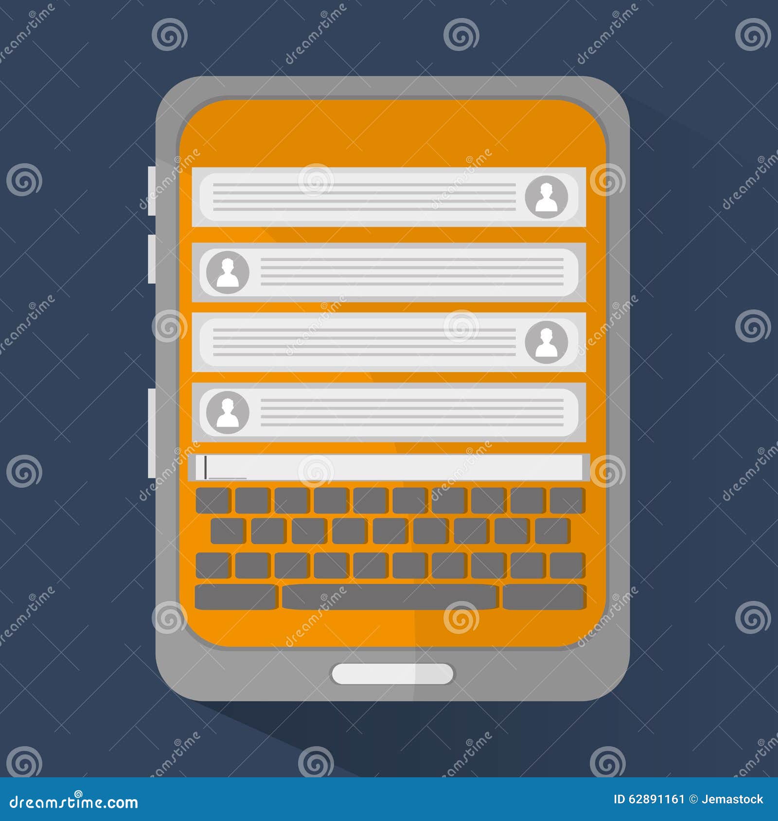 Communication and Chat Design Stock Vector - Illustration of office ...