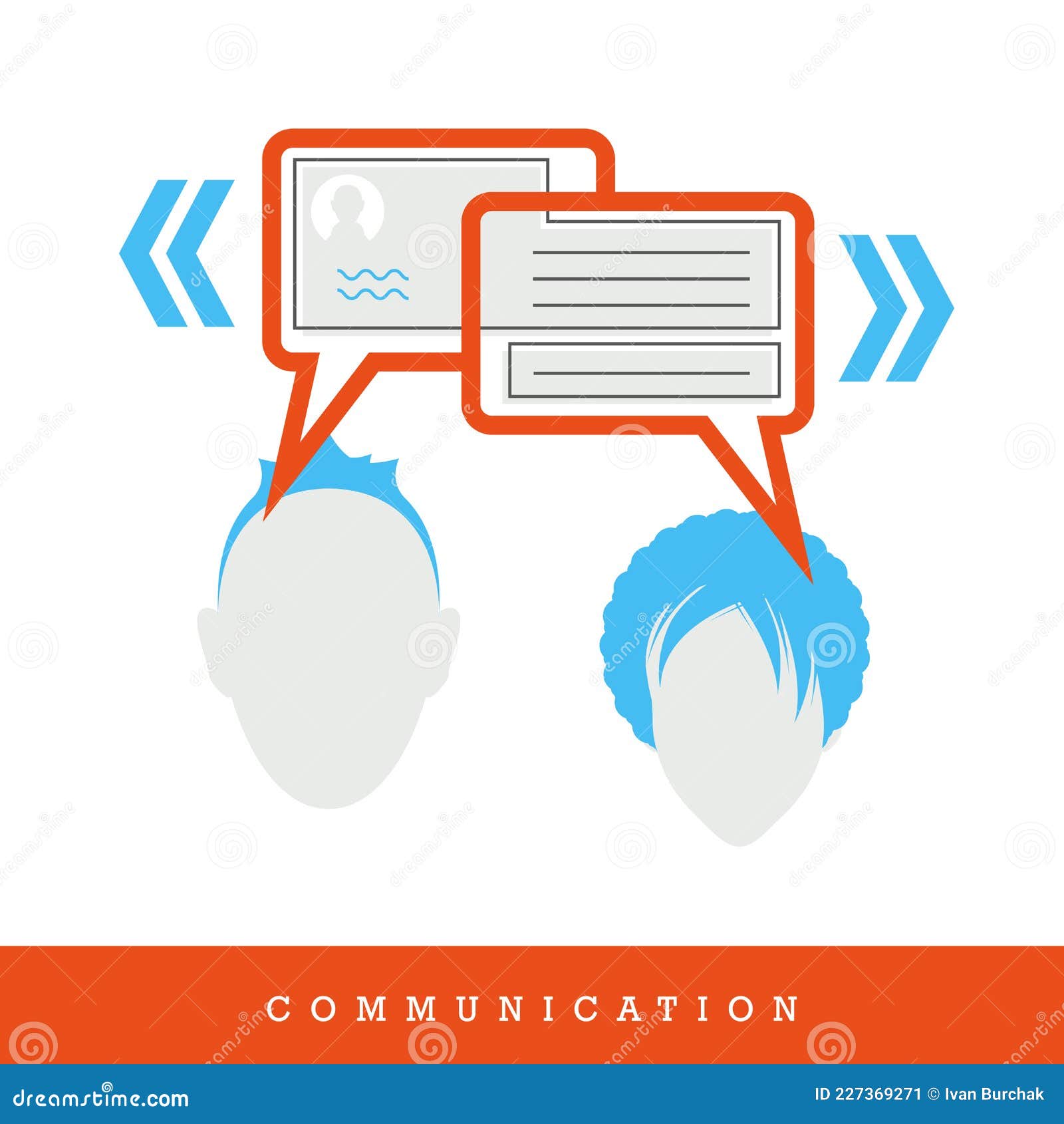 Dialogue And Conversation With Bubble Dialog And Monitor Screen Vector ...