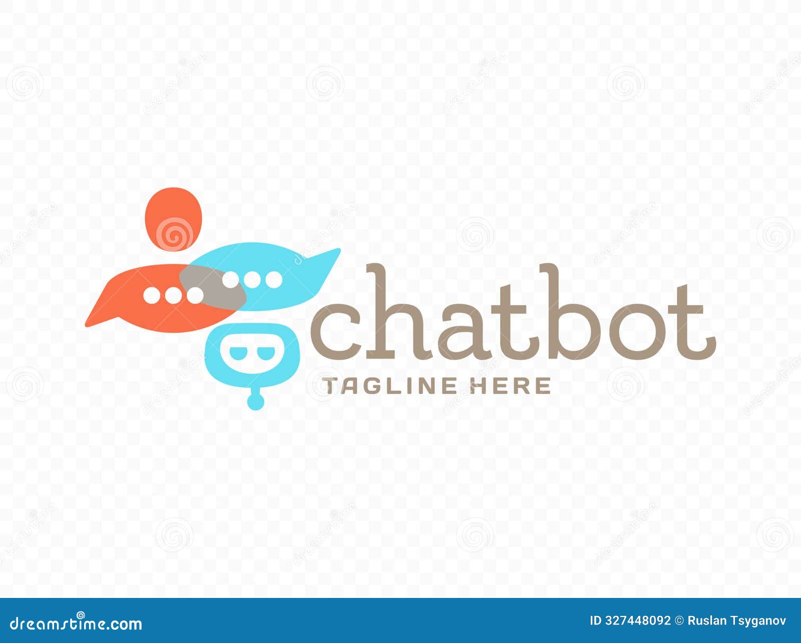 Communication between Client and Chatbot Vector Design Stock Vector ...