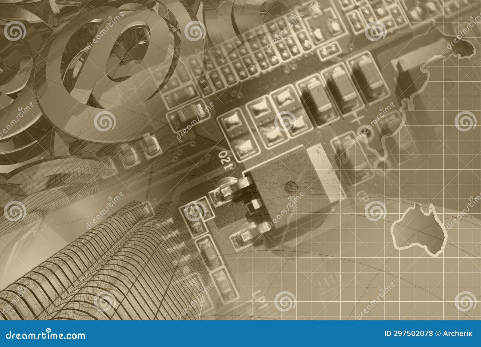 Communication Collage Royalty-Free Cartoon | CartoonDealer.com #80312195