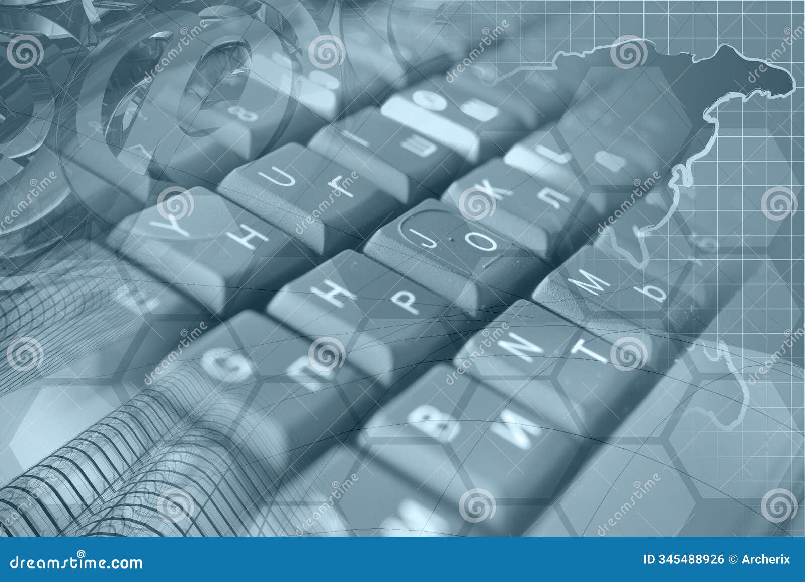 Communication stock photo. Image of curves, points, blue - 345488926