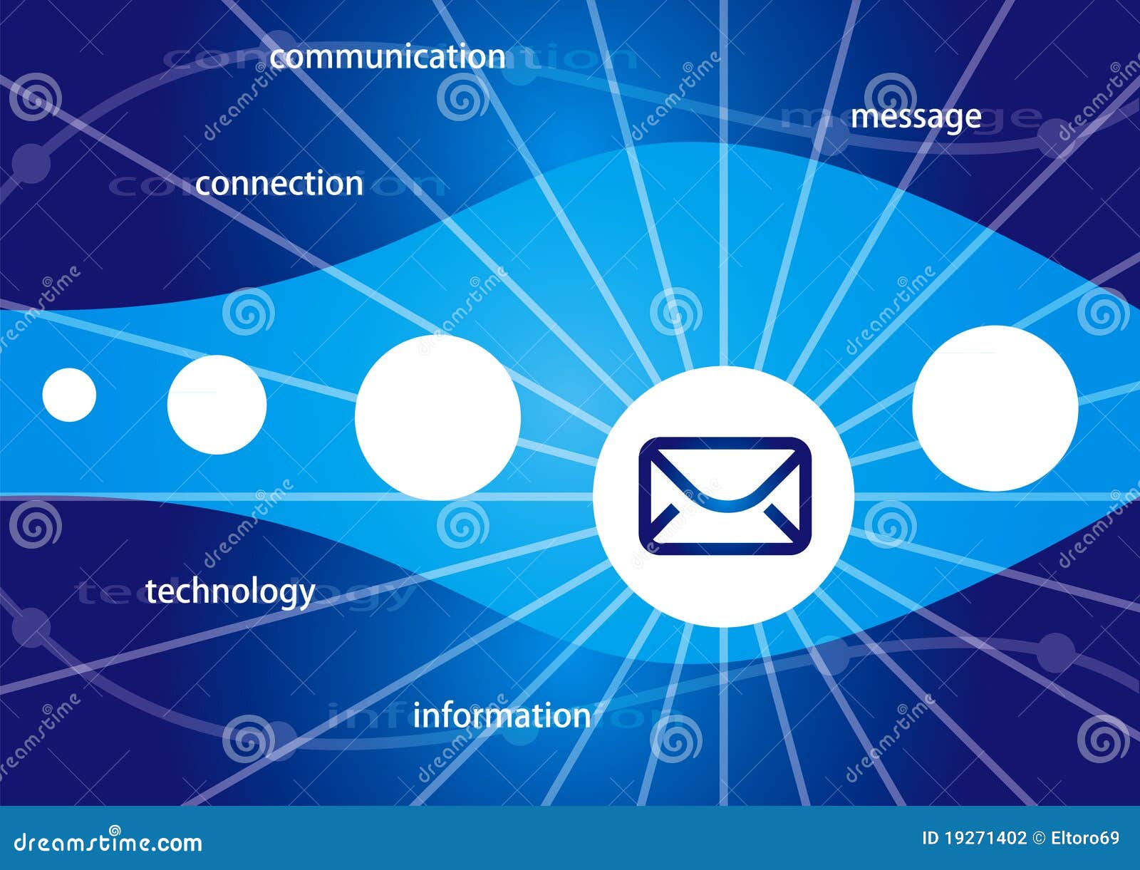 Communication concept stock vector. Illustration of electronic - 19271402