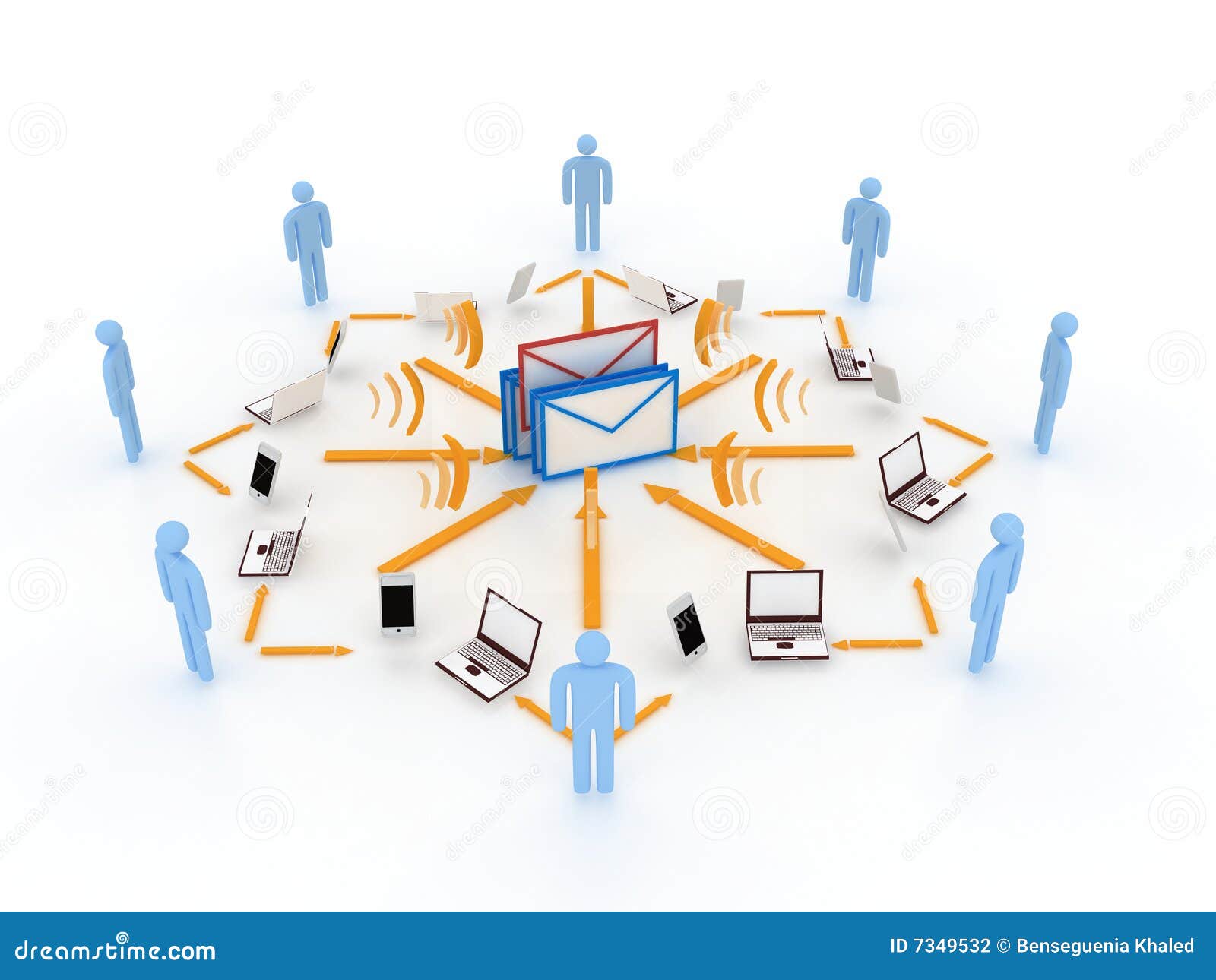 Communication concept stock illustration. Illustration of business ...