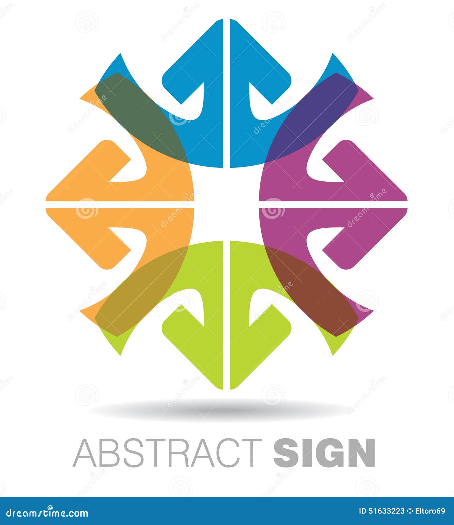 Communication Concept with Arrows Stock Vector - Illustration of ...