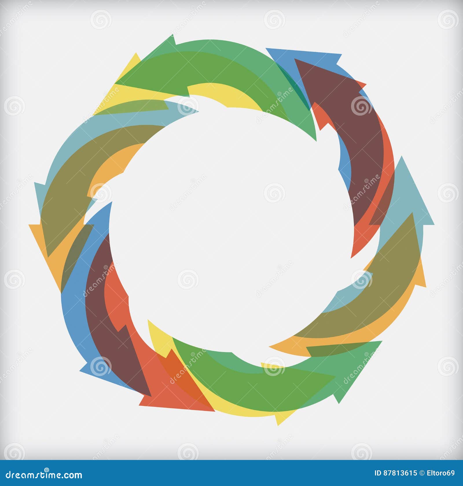 Communication Concept with Arrows Stock Vector - Illustration of ...