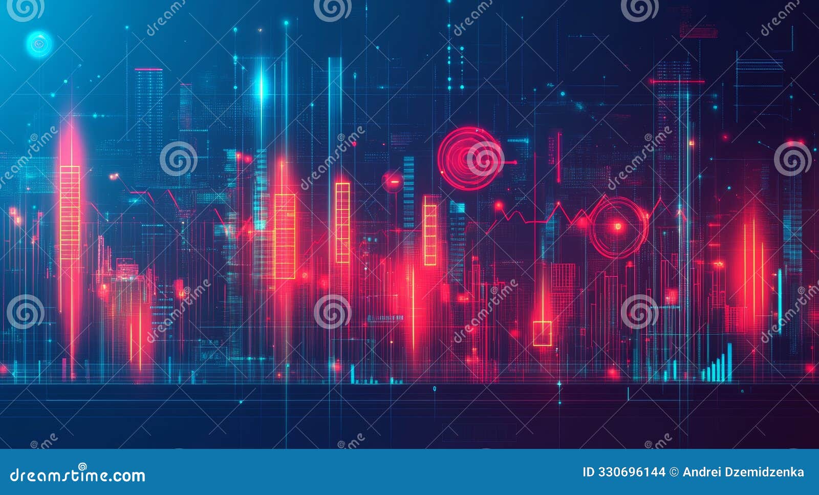 Communication Concept Background in Abstract Technology Stock Photo ...