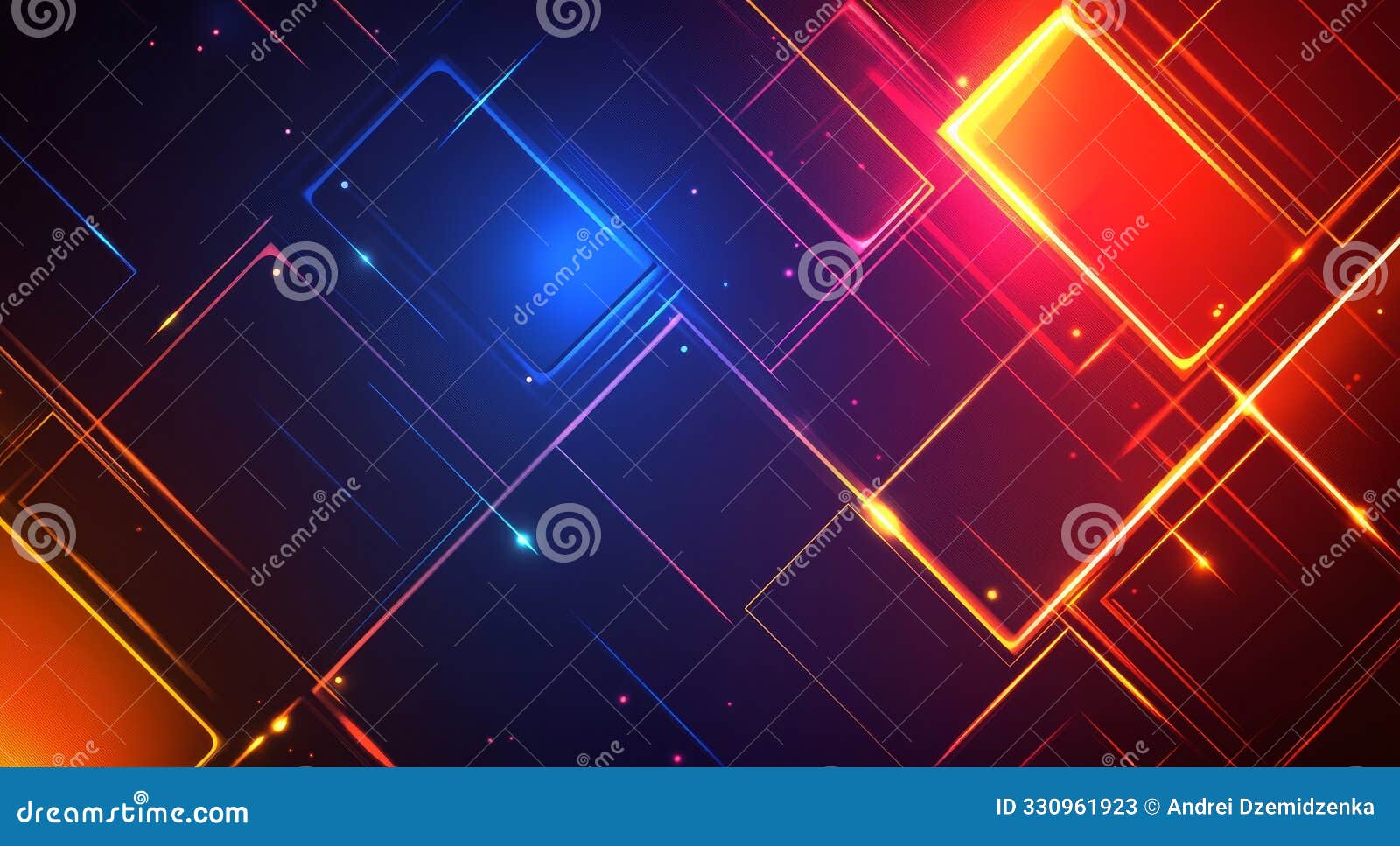 Communication Concept Background with Abstract Technology Stock ...