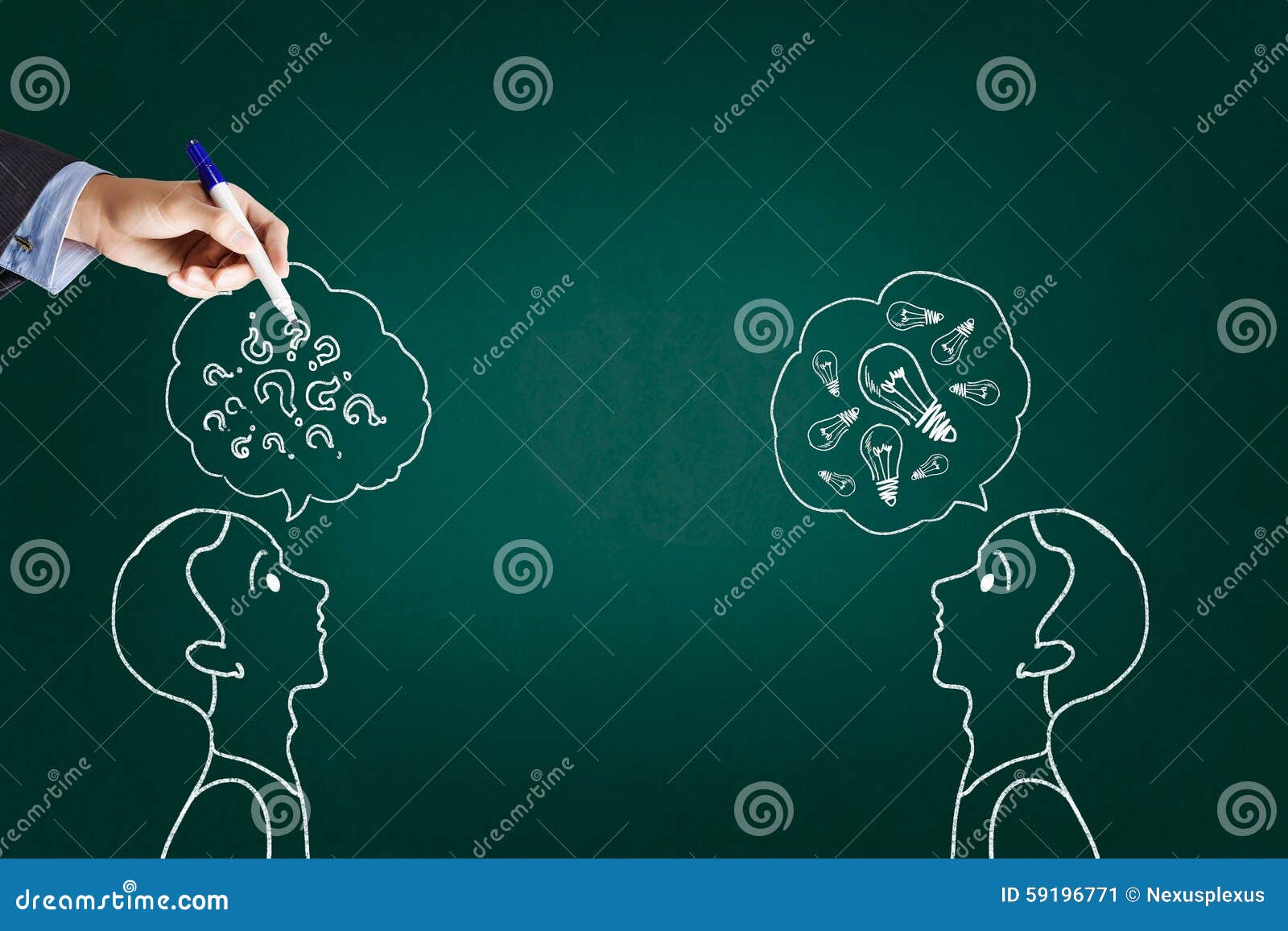 Communication concept stock illustration. Illustration of hand - 59196771