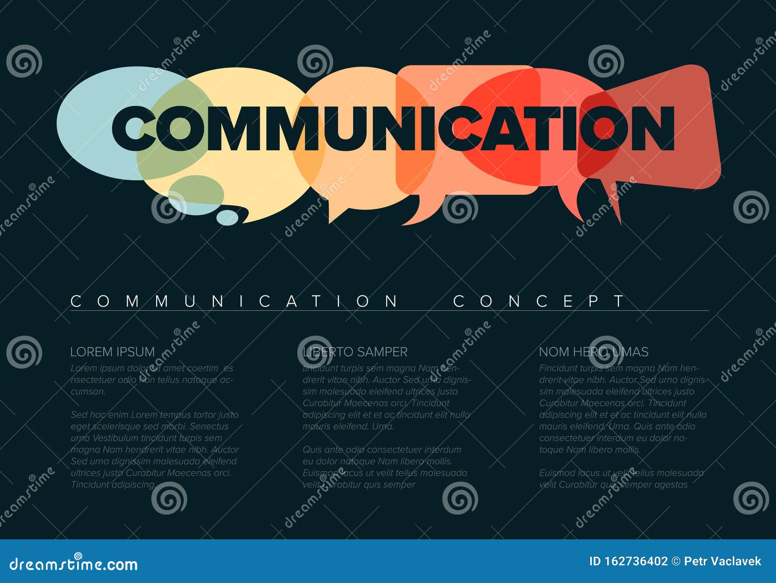 Communication Concept Illustration Stock Vector - Illustration of ...