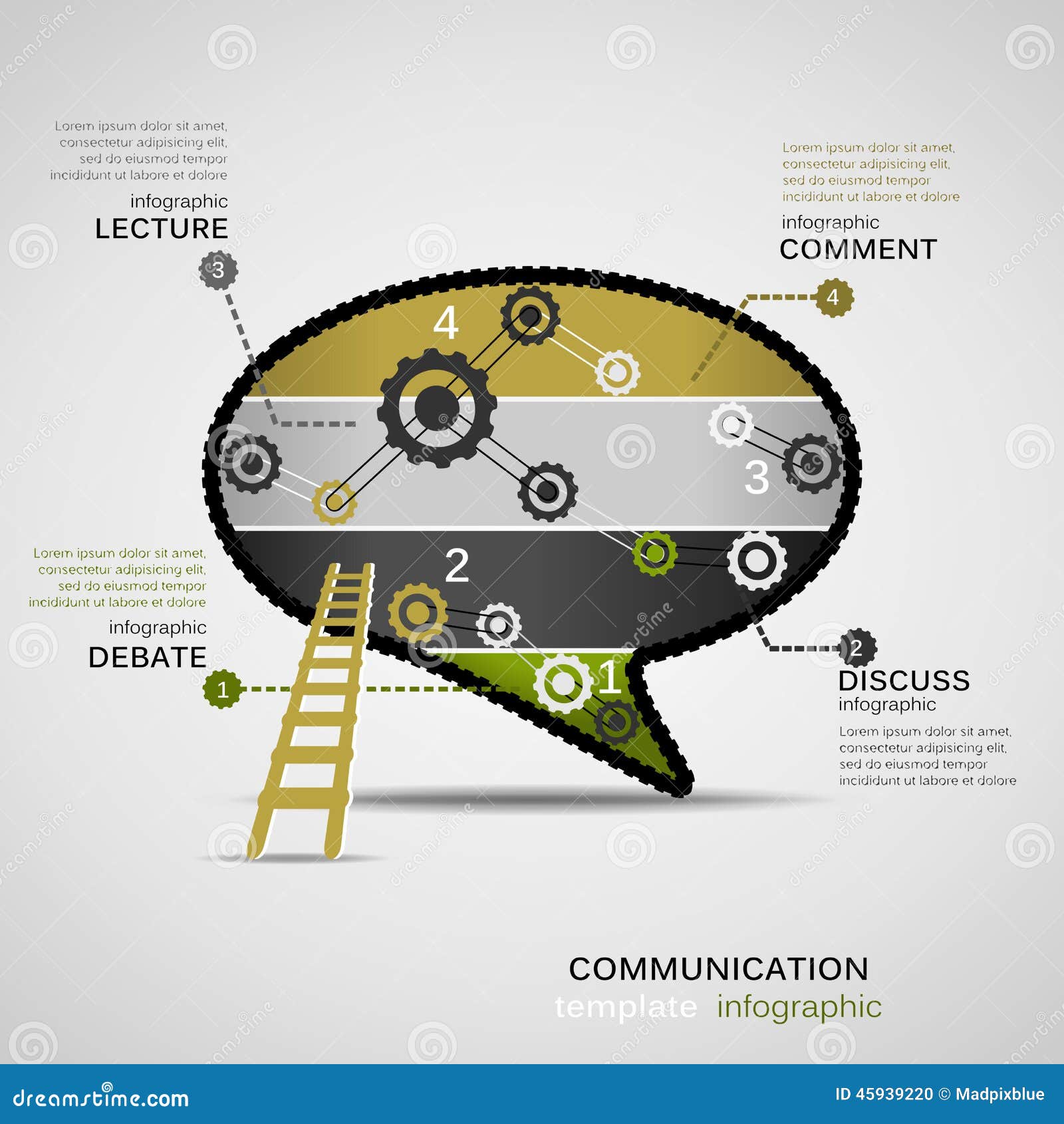 Communication stock vector. Illustration of template - 45939220