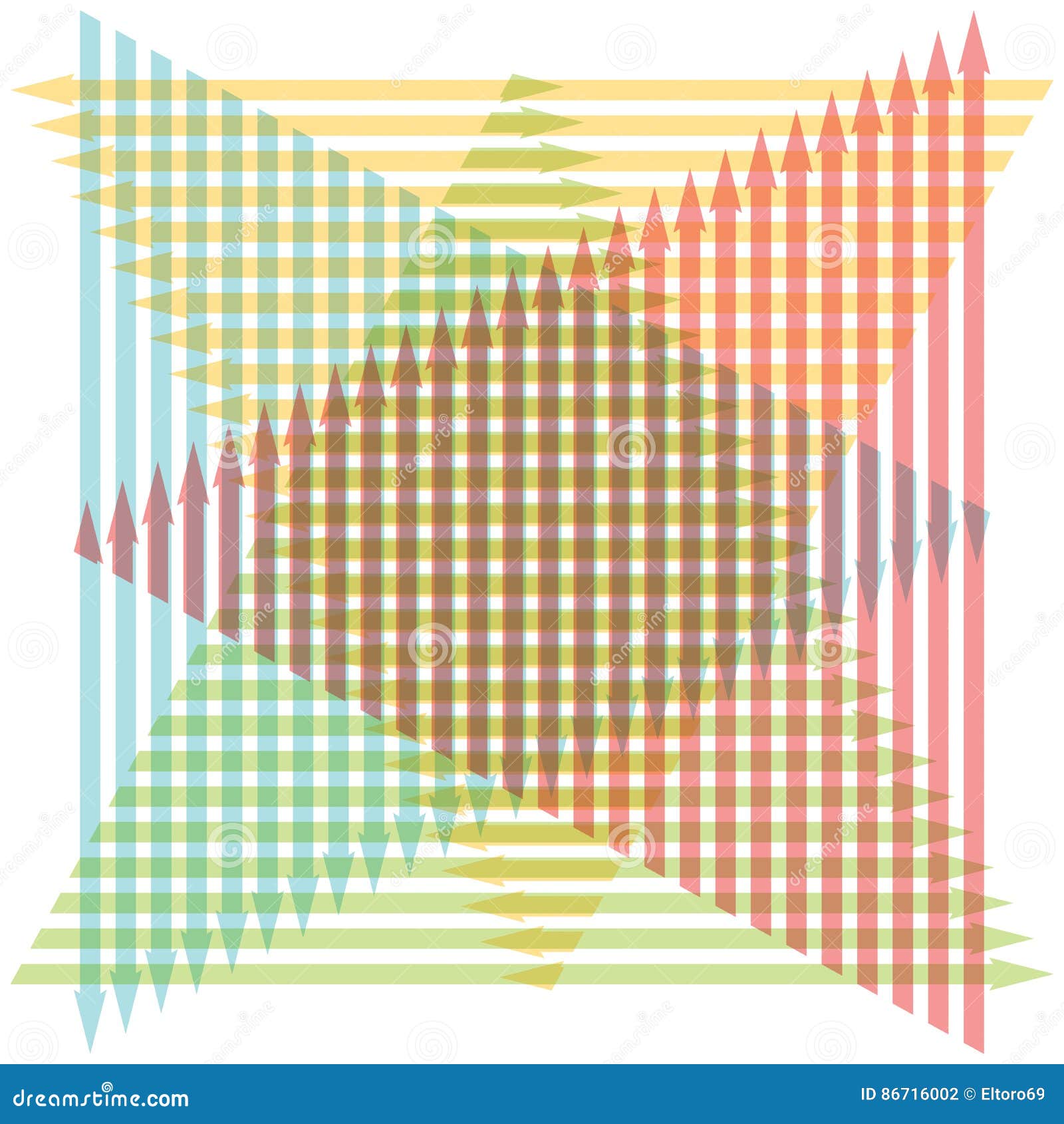 Communication Concept - Template with Arrows Stock Vector ...