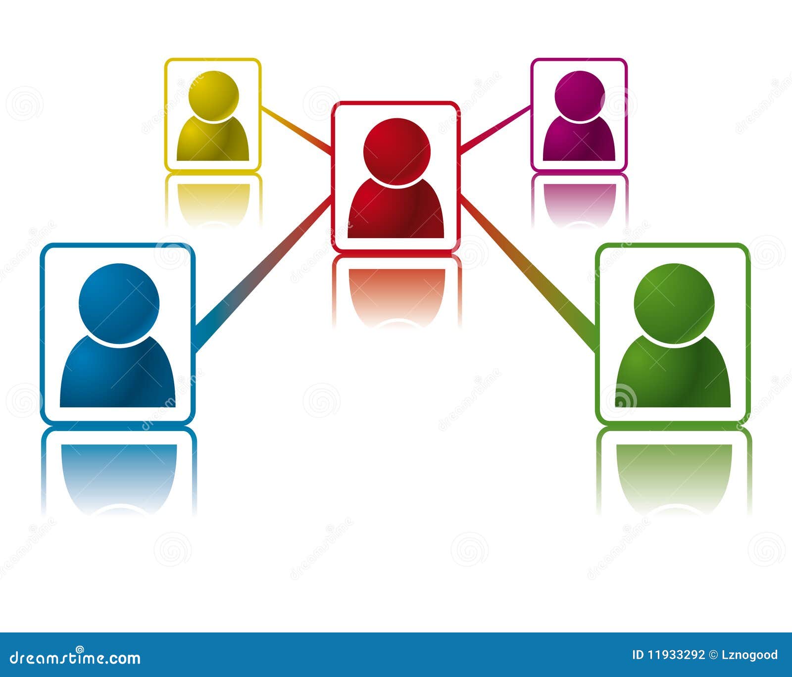 Communication Concept Vector Stock Vector - Illustration of white ...