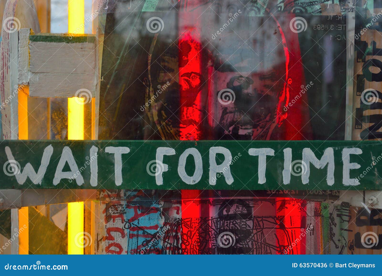 Communication Concept; Wait for Time Stock Photo - Image of board ...