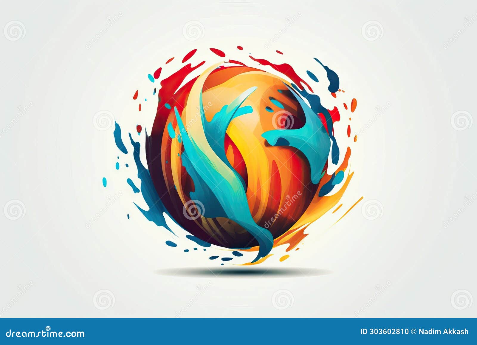 Communication, Connect the World Concept Design Logo Stock Illustration ...