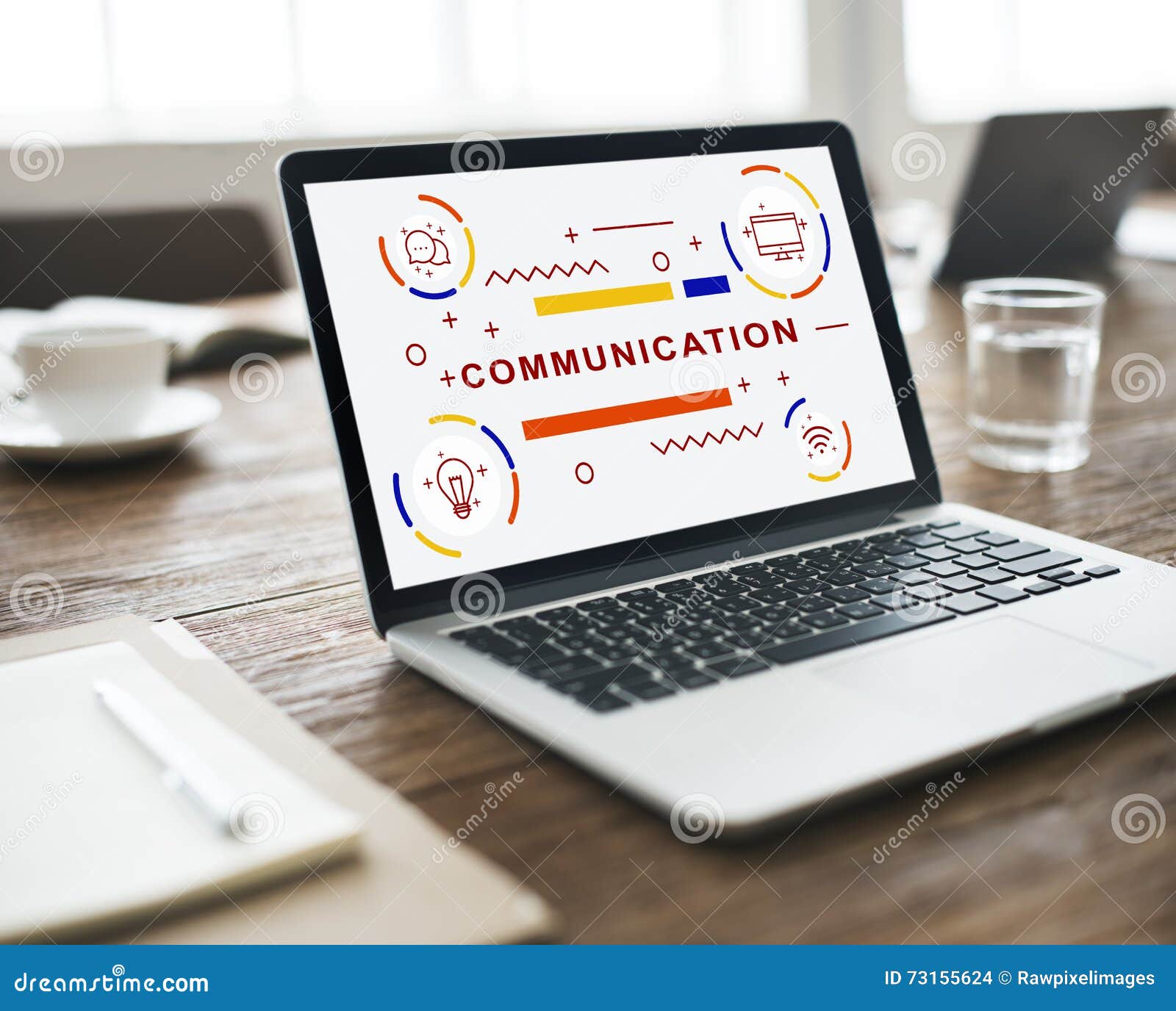Communication Connection Interaction Information Concept Stock Photo ...
