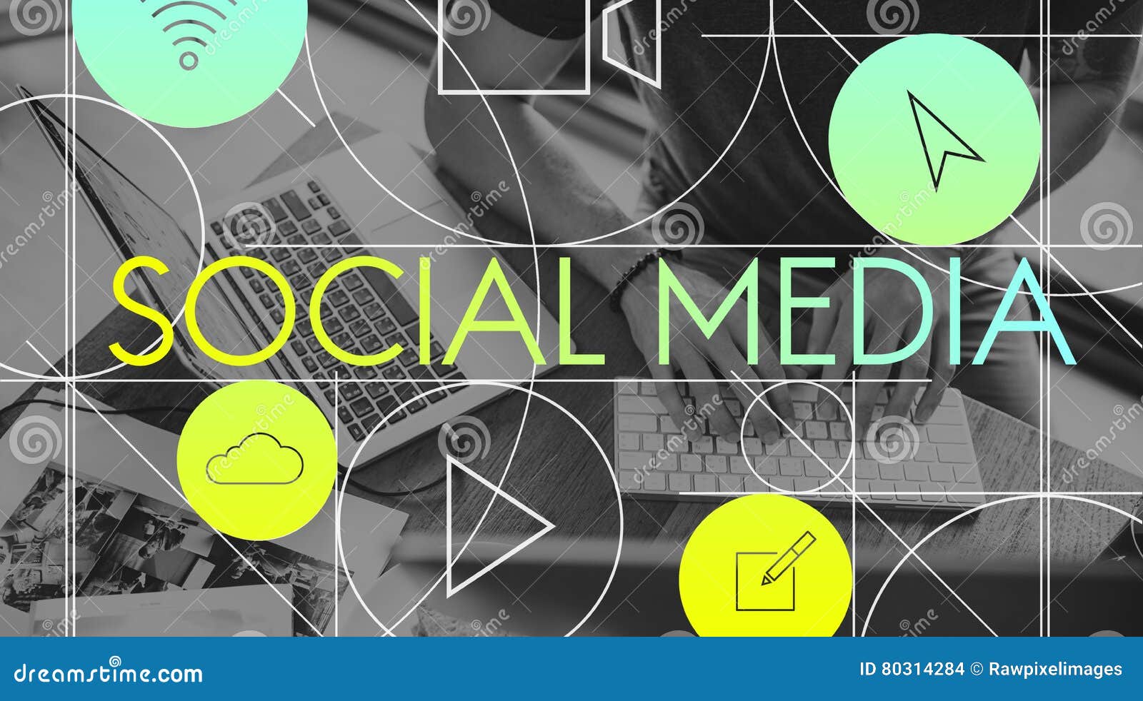 Communication Connection Internet Media Concept Stock Photo - Image of ...