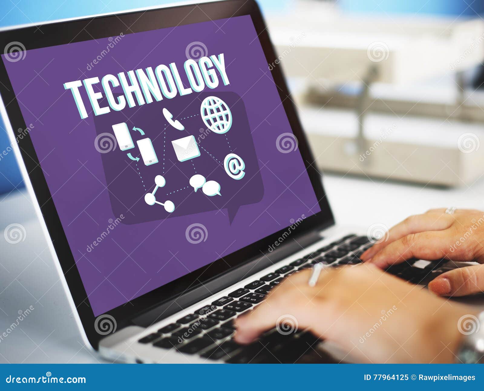 Communication Connection Internet Multimedia Technology Concept Stock ...