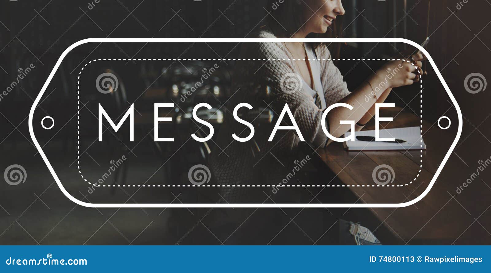 Communication Connection Socialize Message Friends Concept Stock Image ...