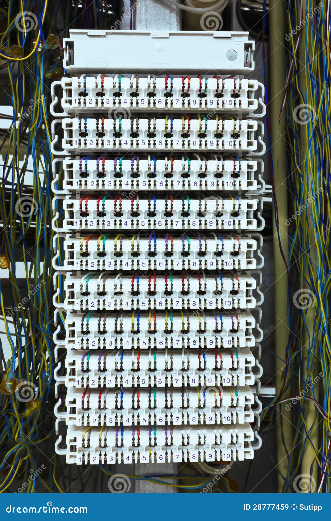 Communication Control Circuit Panel. Stock Image - Image of order, fuse ...