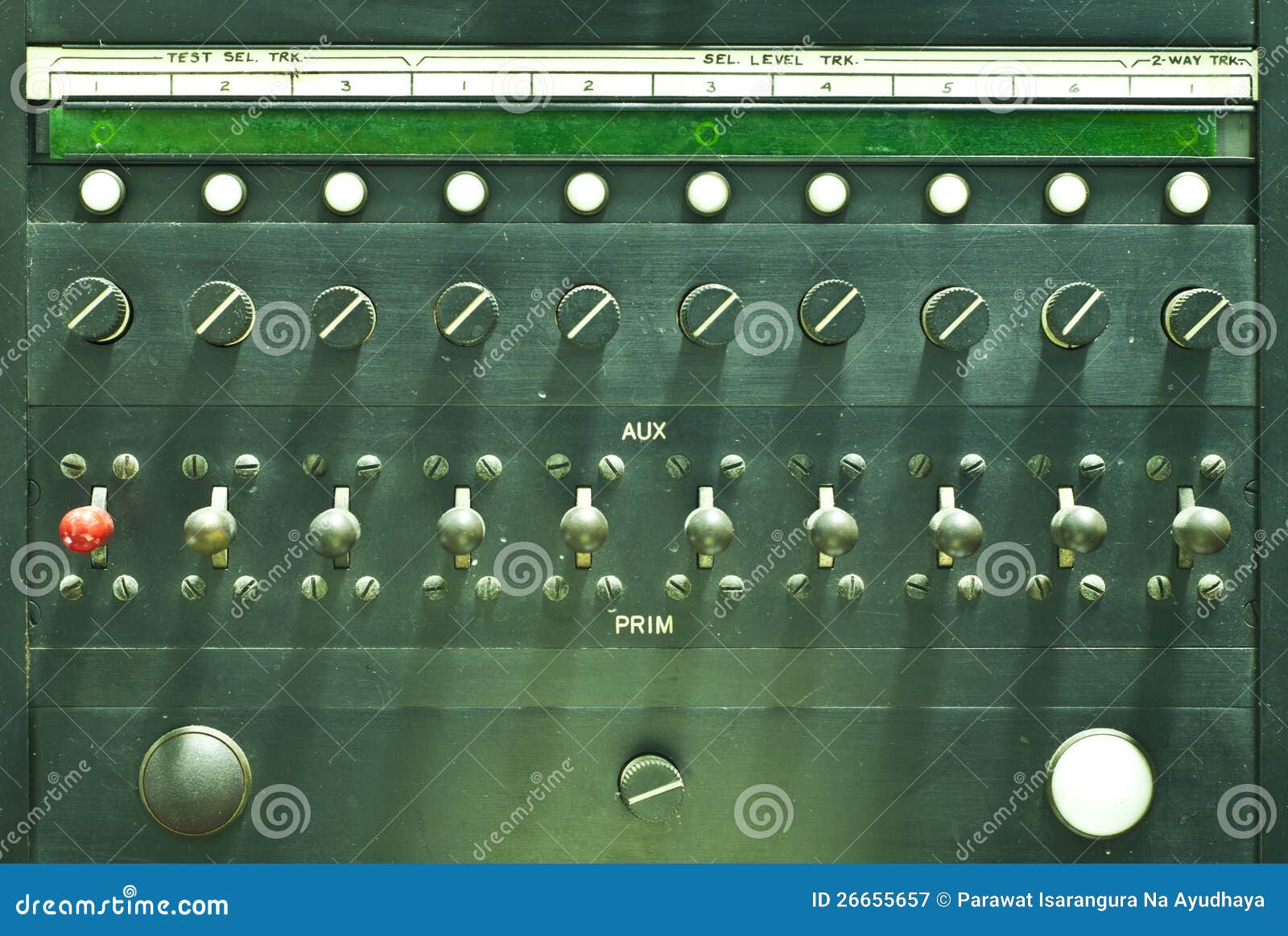 Communication Control Panel. Stock Image - Image of industry ...