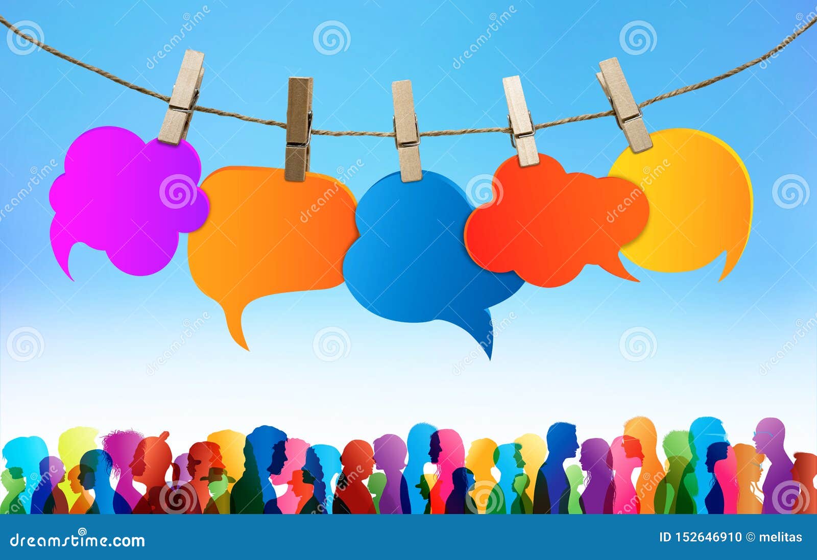Disorganized Communication - People Speaking Royalty-Free Stock Photo ...
