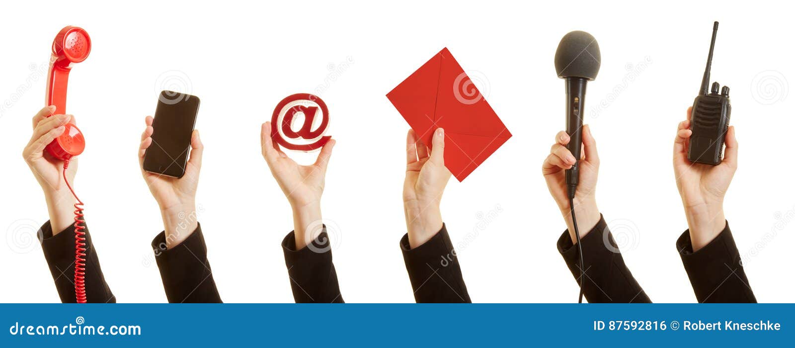 Communication with a Customer Service As a Concept Stock Photo - Image ...