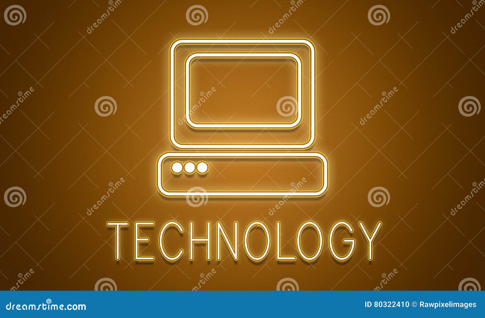 Communication Digital Computer Media Graphic Concept Stock Illustration ...