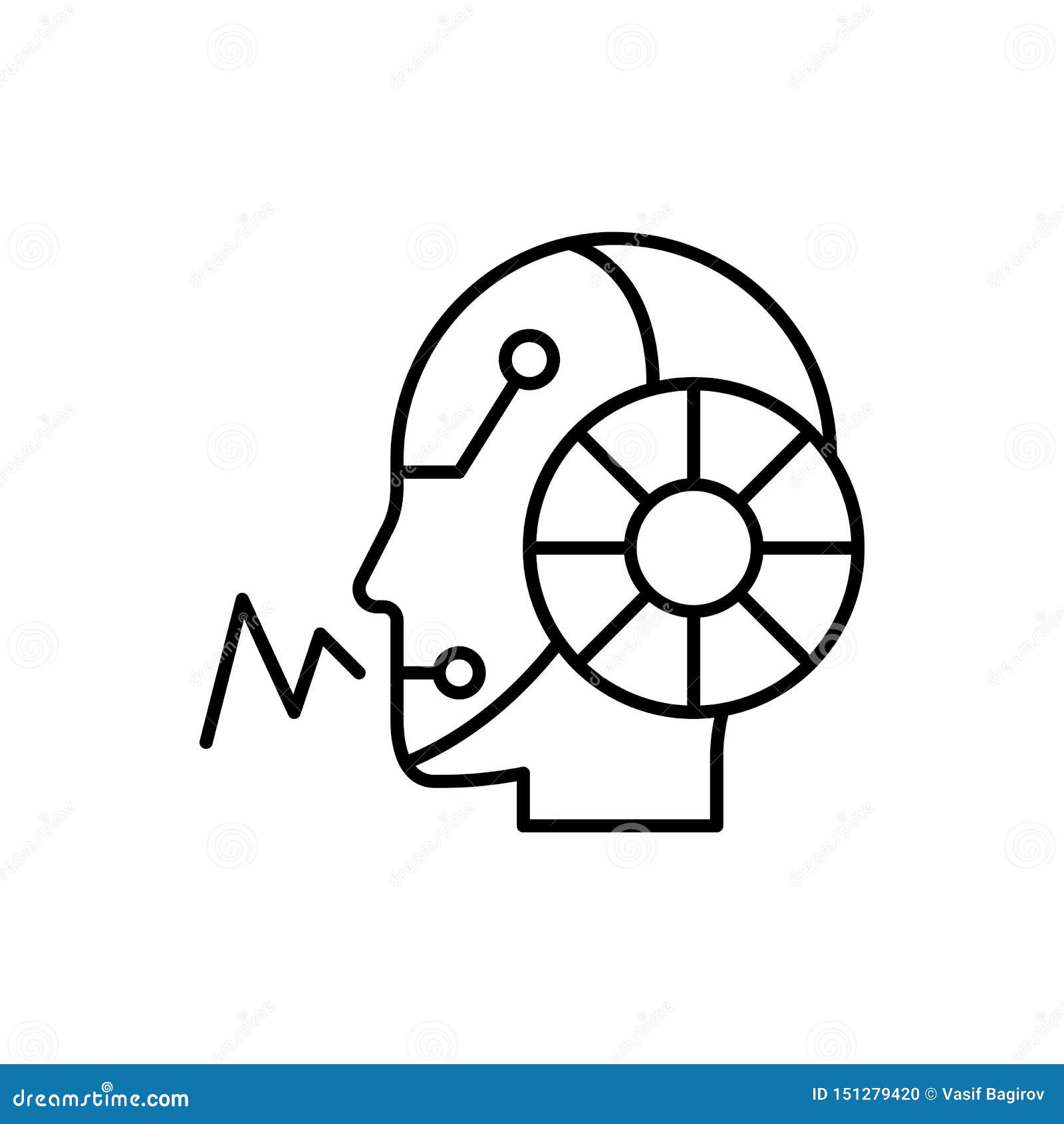 Communication, Digital, Robot, Speak Icon - Vector. Artificial ...