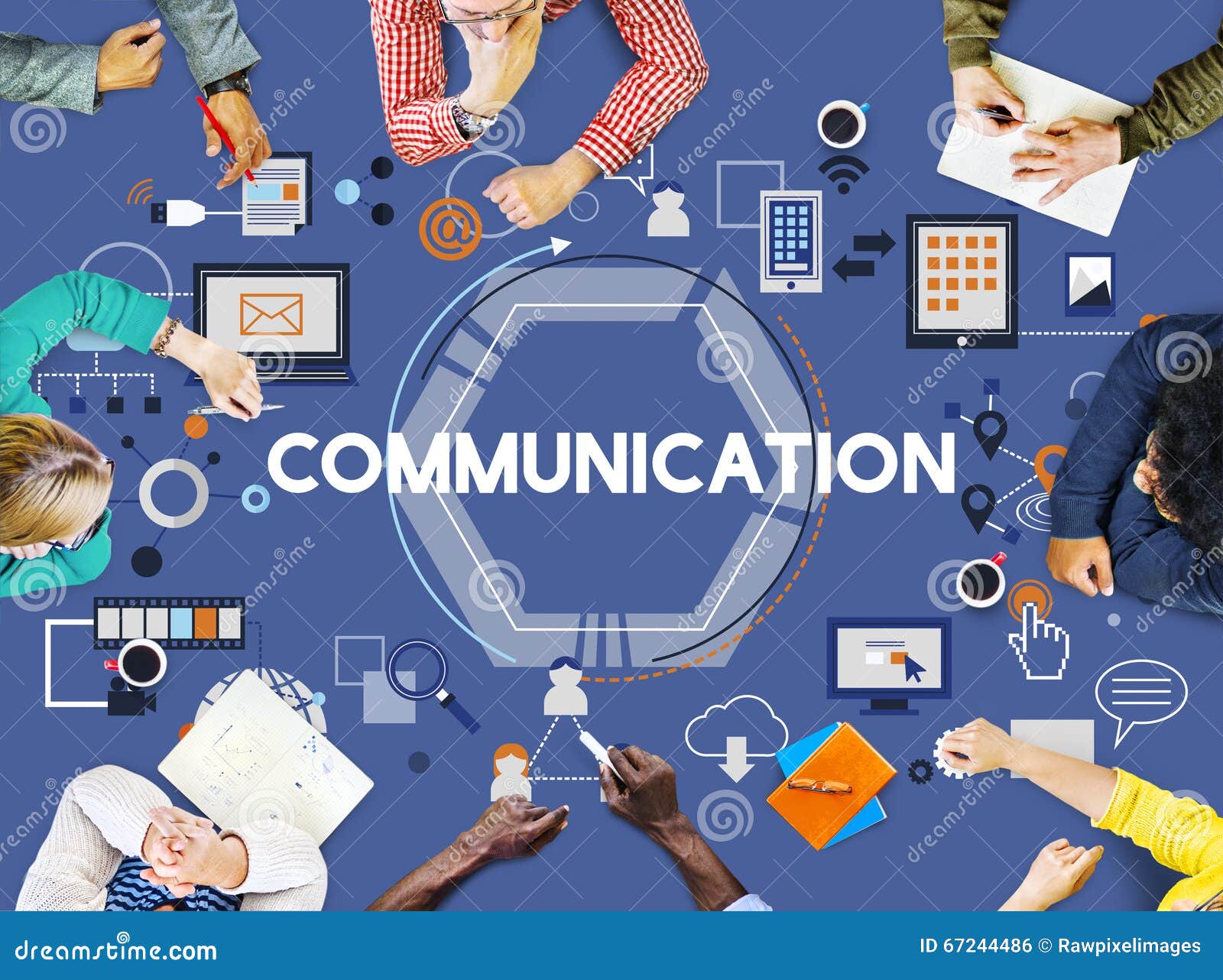 Communication Discussion Connection Talking Interaction Concept Stock ...